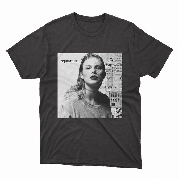 Taylor Swift | Shirts | Reputation Taylor Swift Black Tshirt | Poshmark